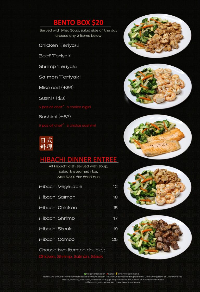 Menu – Akiko Sushi & Bar